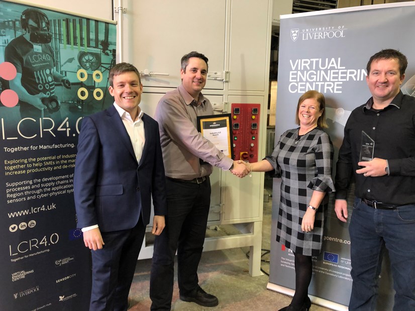 NAA present Genlab with Industry 4.0 award through the Virtual Engineering Centre - Virtual ...