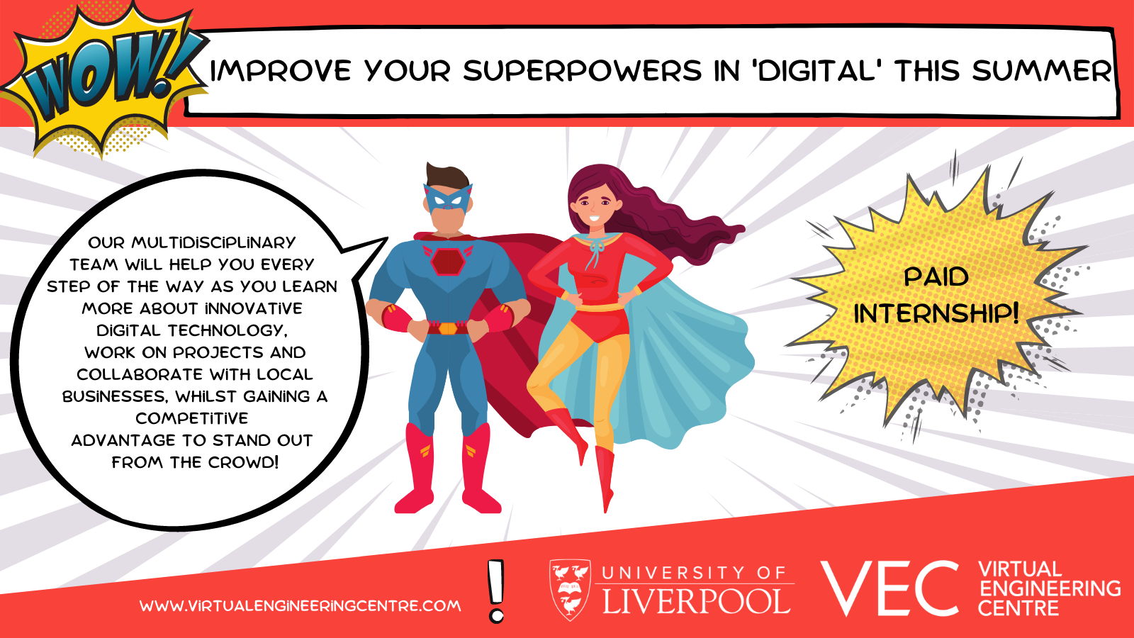 Virtual Engineering Centre: Internship Programme 2022 - Virtual Engineering Centre