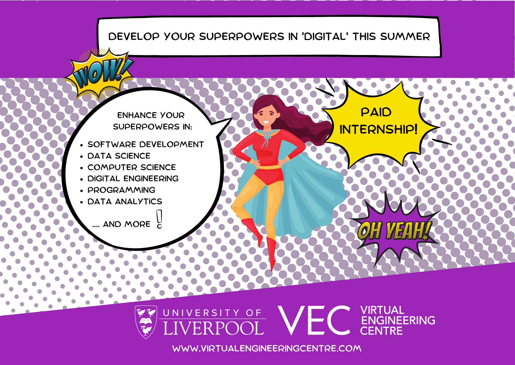 Virtual Engineering Centre: Internship Programme 2022 - Virtual Engineering Centre